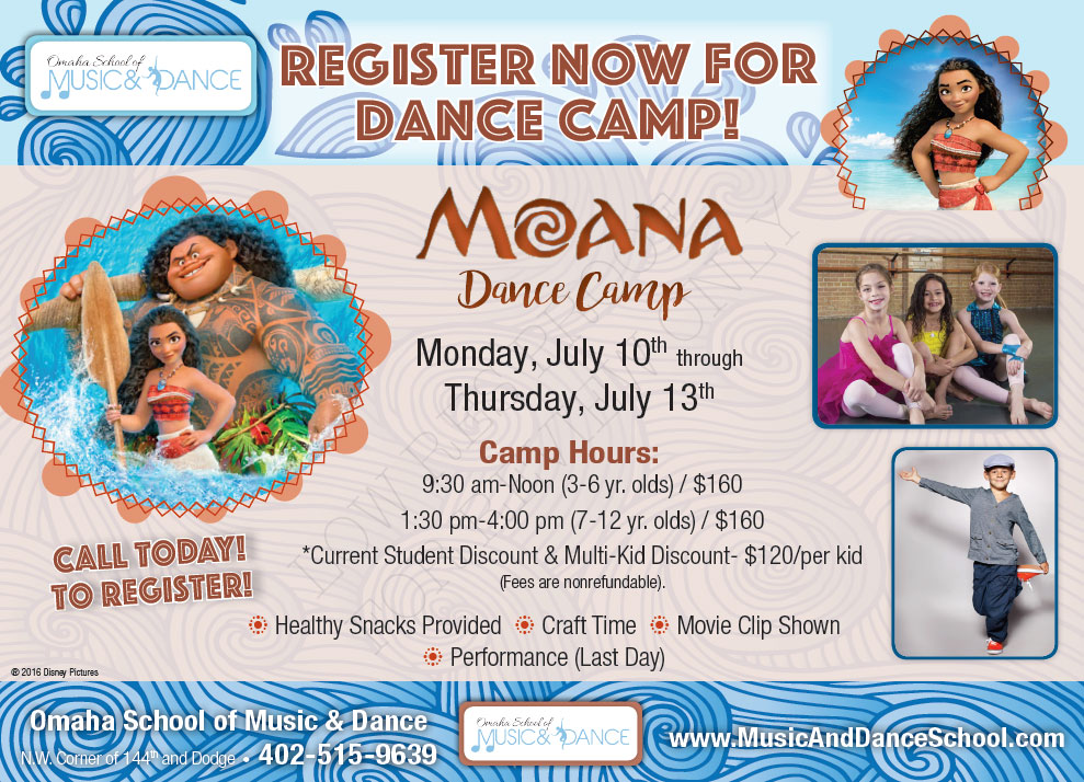 Moana Summer Dance Camp! | Dance Classes | OSMD
